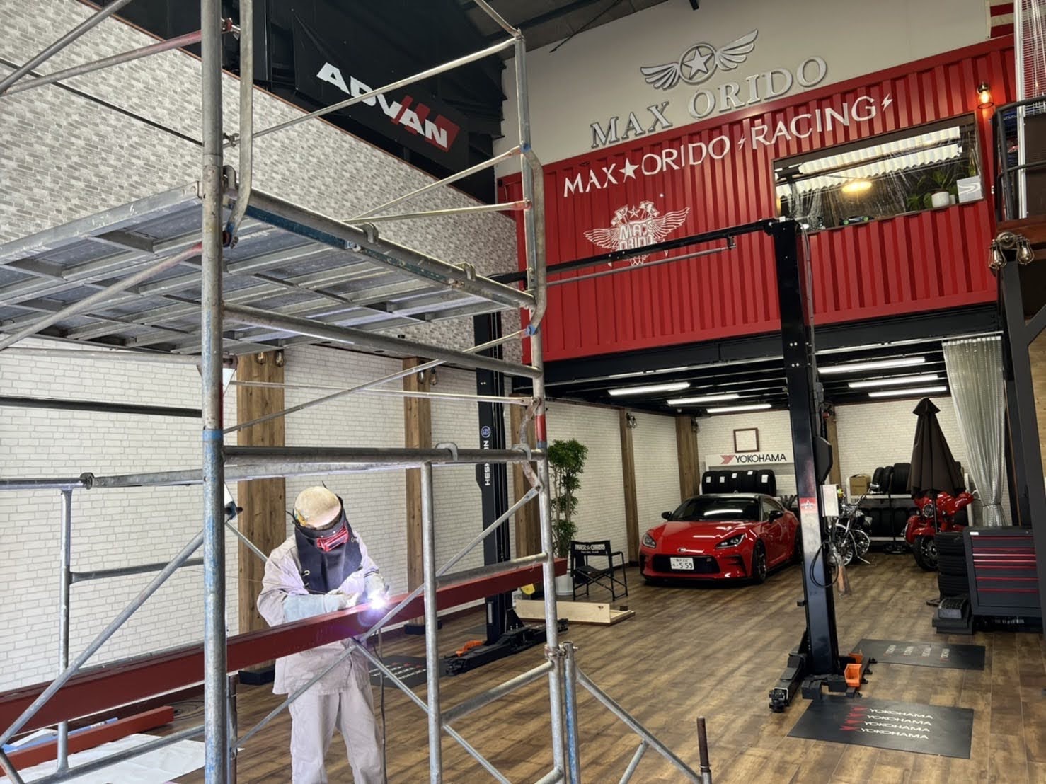 MAX ORIDO 130R YOKOHAMA ガレージリニューアル工事 | 株式会社齋藤溶接工業